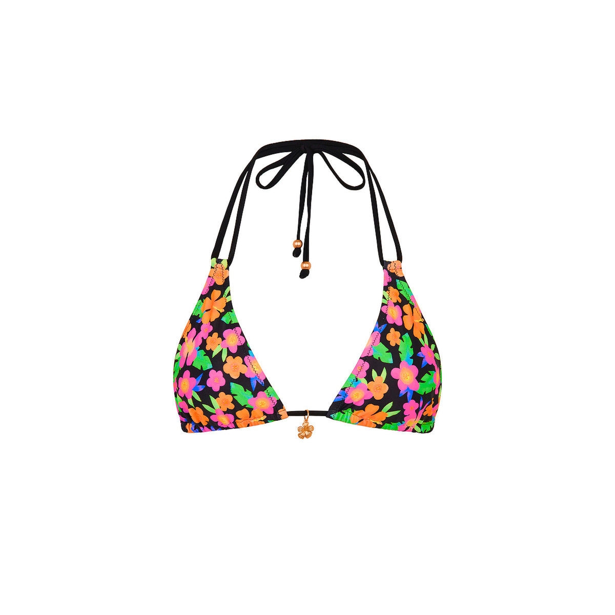 Kulani Kinis | TOP177 | Simple Strap Halter Bikini Top | Midnight Glow ...